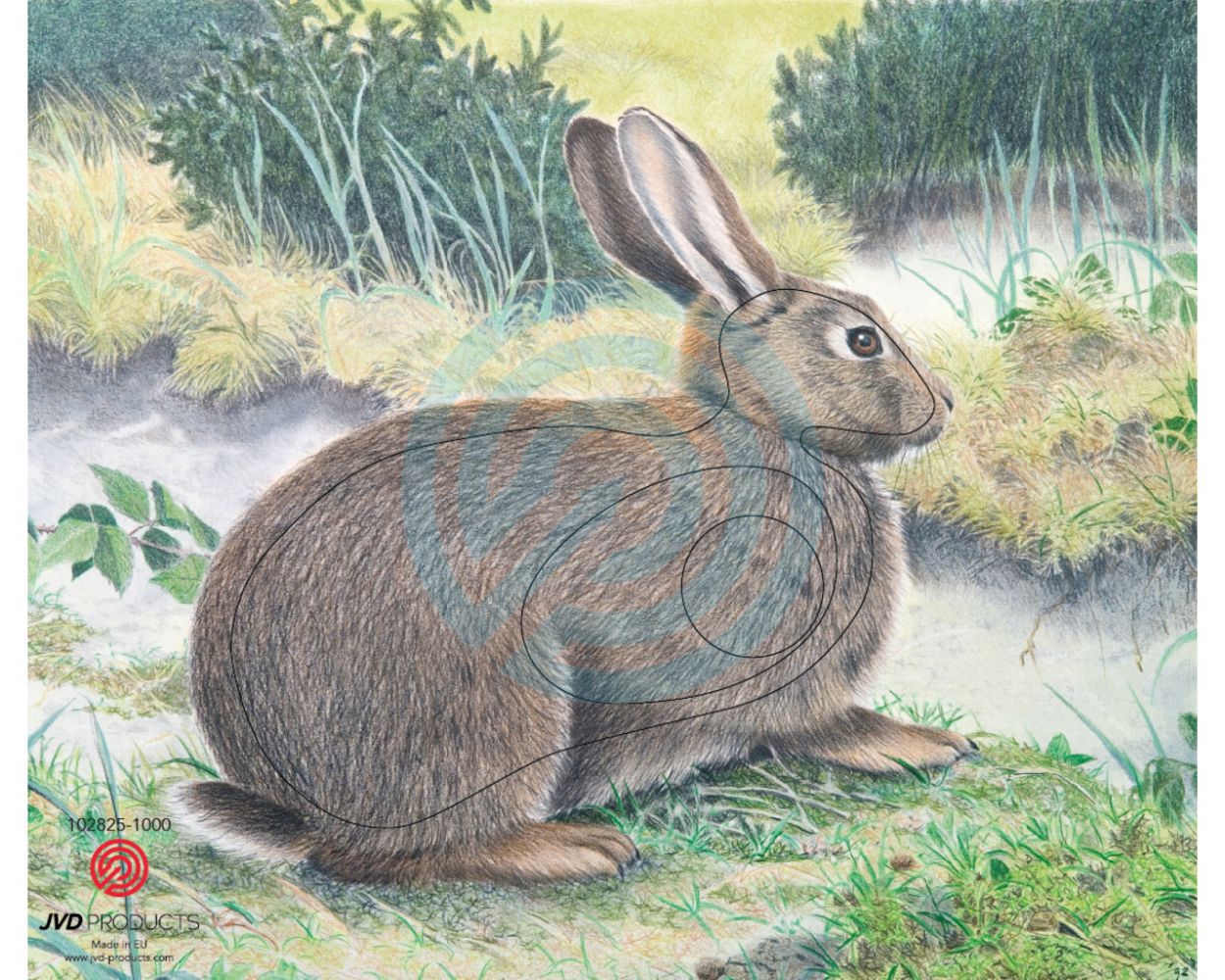 Paper Target Rabbit - Nylon Enhanced - 40cm x 33cm - Archery Park NZ ...